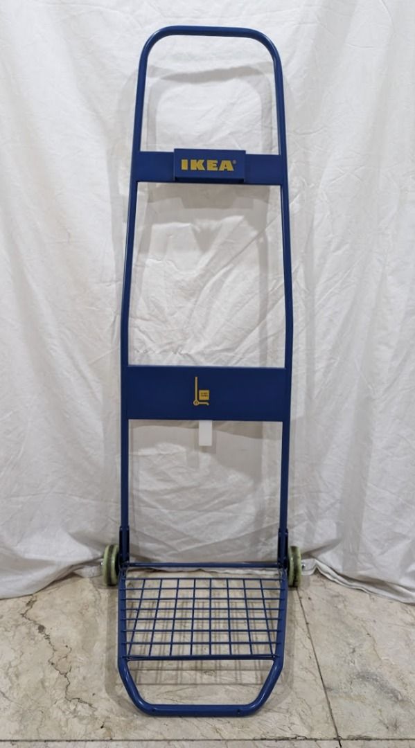 Ikea FRAKTA Trolley Cart Blue Rare Foldable Platform Trolley Max Load ...