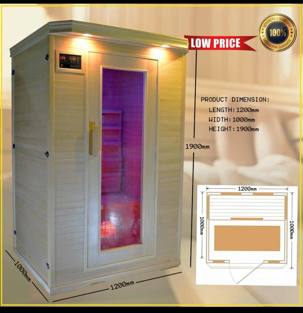 Infrared sauna room, Beauty & Personal Care, Bath & Body, Bath on Carousell