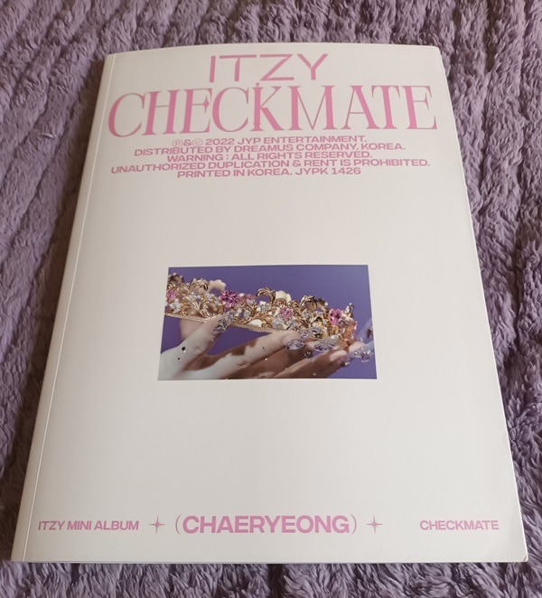 ITZY Checkmate Mini Album Unsealed Chaeryeong Version with Special ...