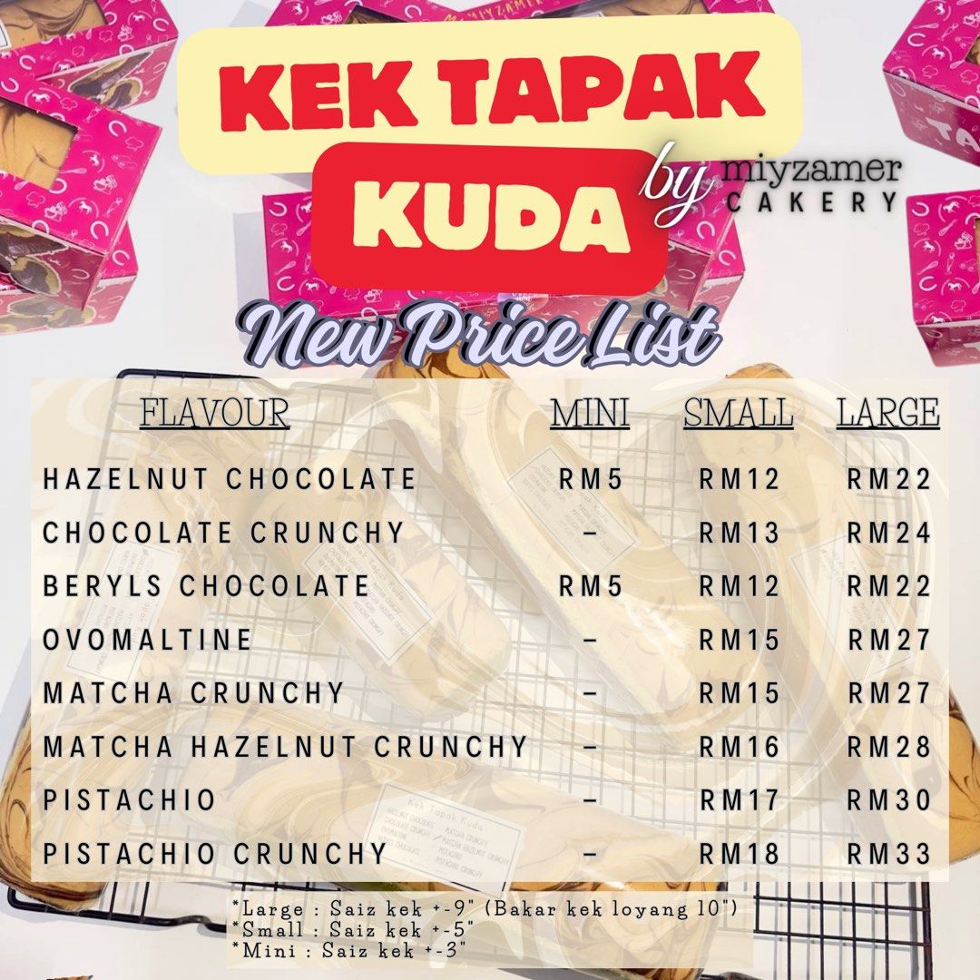 Kek Tapak Kuda Viral by Miyzamer, Food & Drinks, Homemade Bakes on ...
