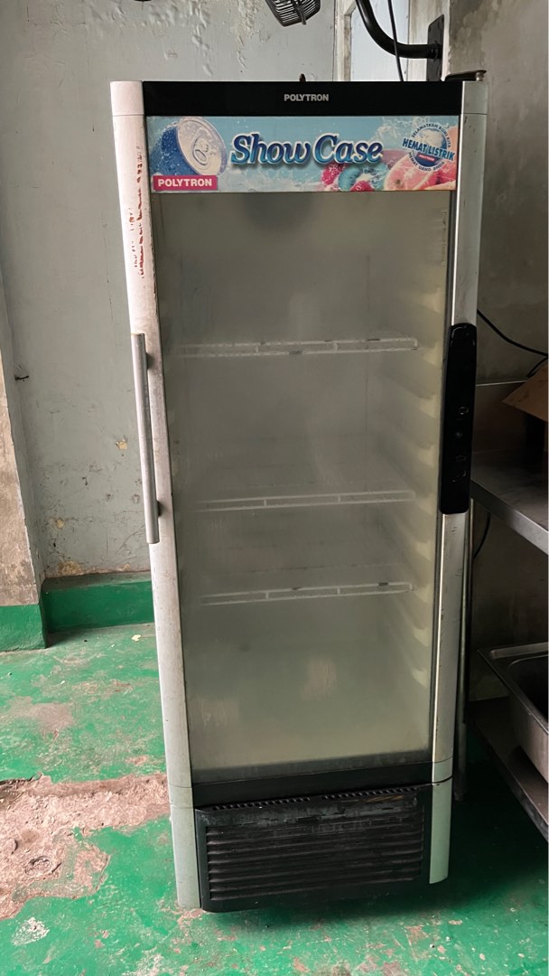 Kulkas Showcase Polytron, Kitchen & Appliances di Carousell