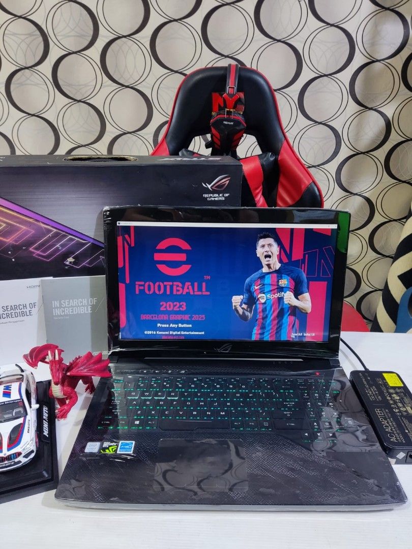 Laptop Gaming ASUS ROG GL503VD Core i7 Ram 16gb Ssd 512gb Dual Vga Siap ...