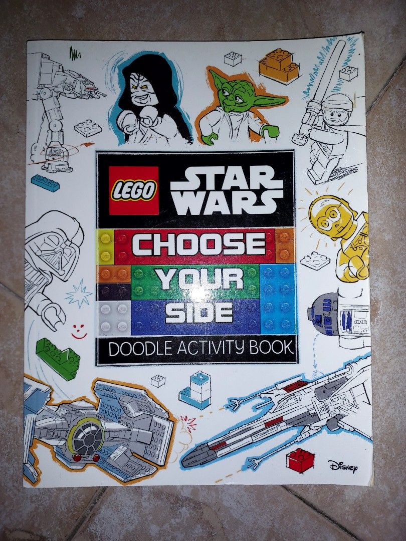 Lego Star Wars Choose Your Side Doodle Activity Book Disney, Hobbies ...