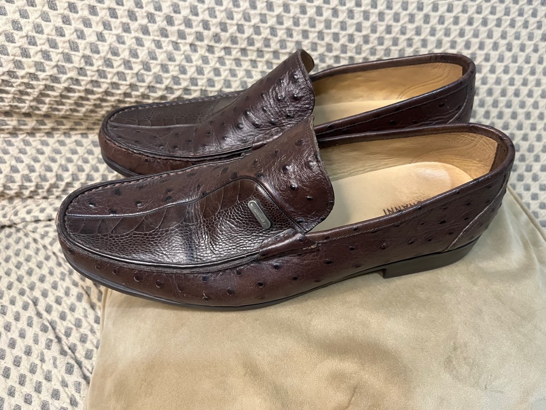 Magnanni Ostrich skin, Men's Fashion, Footwear, Casual Shoes on Carousell