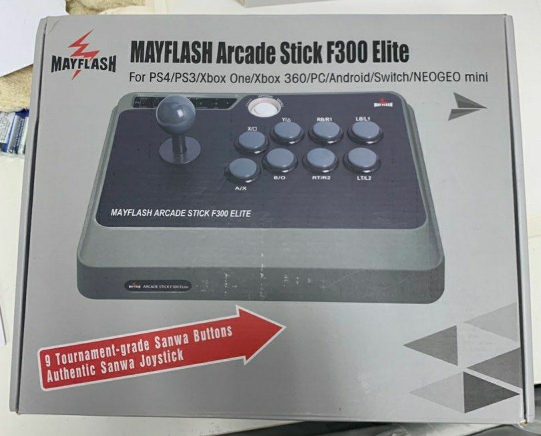 MAYFLASH "F300 ELITE" Arcade Stick "with Sanwa Buttons & Joystick ...