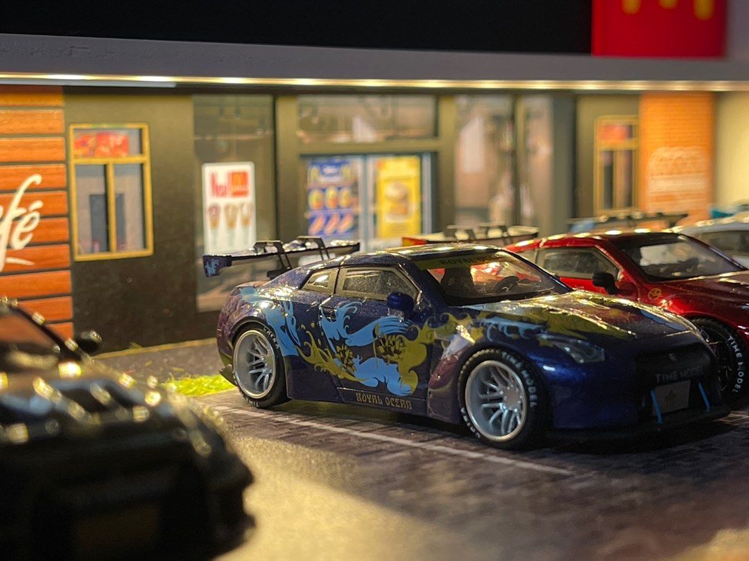 McDonald 1/64 Diorama for diecast(eg hotwheels tomica MiniGT tarmac ...