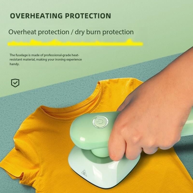 Mini Iron Portable Travel Clothes Ironing Machine Fast Heating Steamer ...