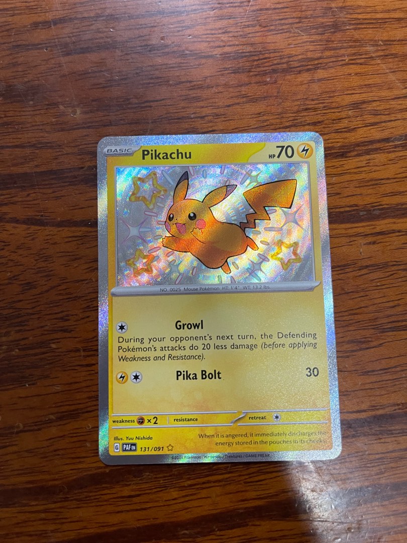 [N/M] Pikachu Shiny Baby 131/91 - Pokemon Scarlet & Violet Paldean ...