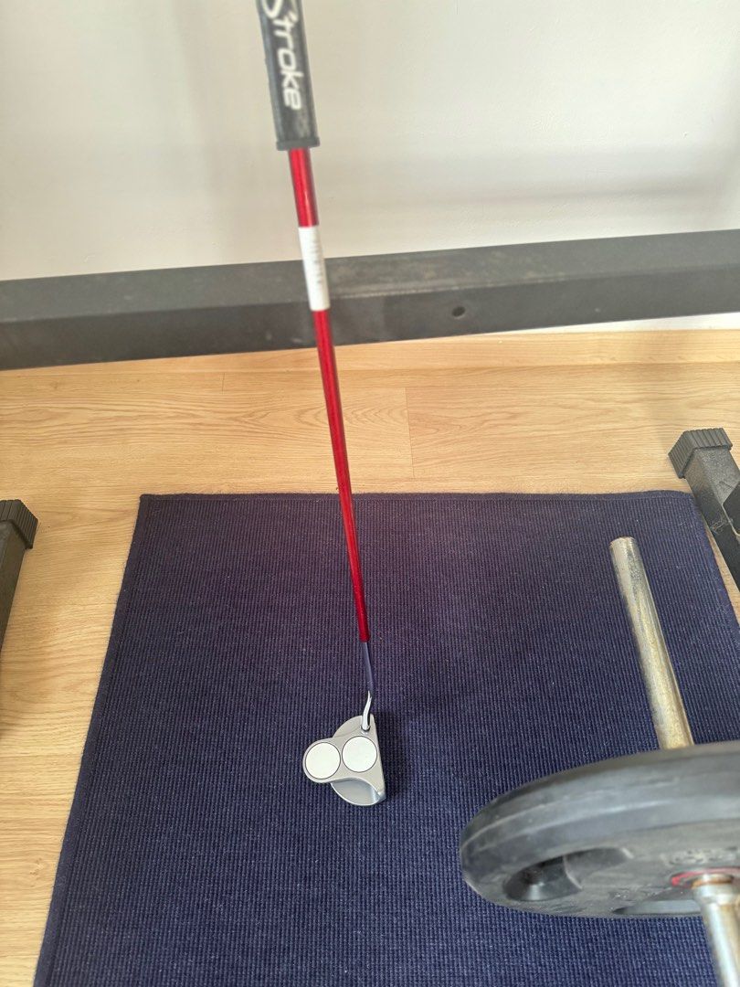Odyssey 2 ball putter with stroke lab shaft and aftermarket pistol 10.0 ...