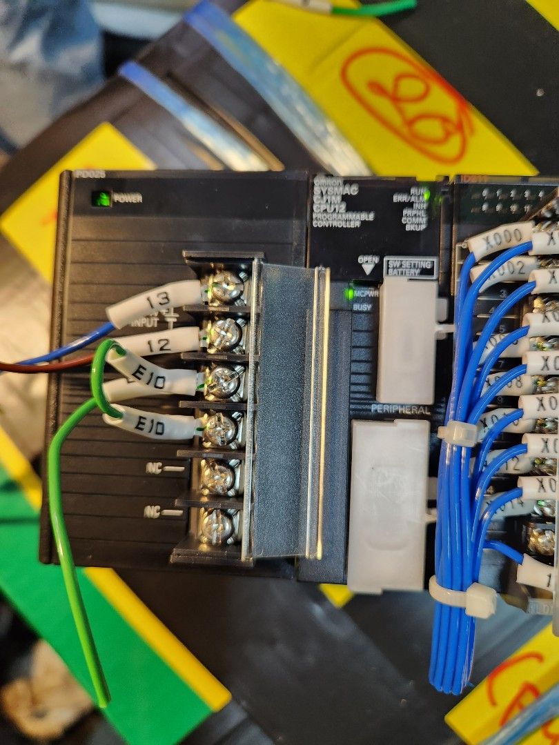 OMRON PLC CJ1M-CPU12 & CP1E-E30SDR-A + CARDS, Computers & Tech, Parts ...