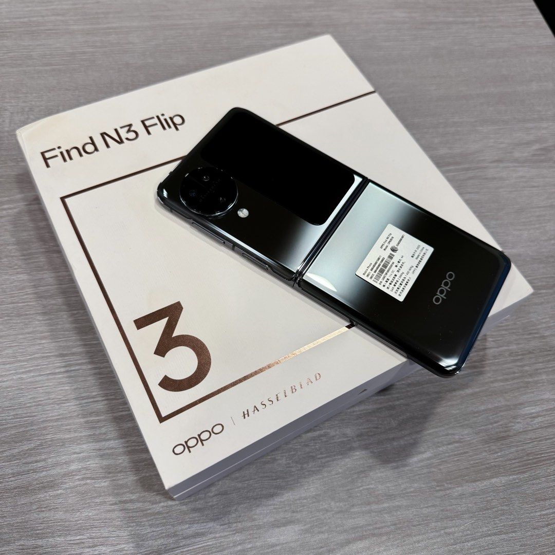 OPPO Find N3 flip 256G 黑色 ！保固一年！, 手機及配件, 手機, Android 安卓手機, OPPO在旋轉拍賣
