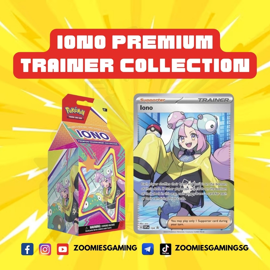[Ready Stock]Pokemon TCG Iono Premium Trainer Collection Milk Carton ...