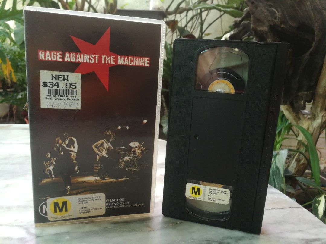 RATM Live In Concert VHS Australian Pressing, Hobbies & Toys, Music ...