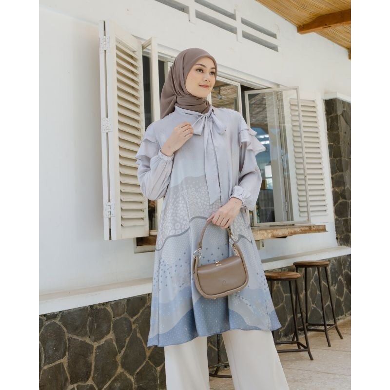 Rumaisha Tunik, Fesyen Wanita, Muslim Fashion, Atasan di Carousell