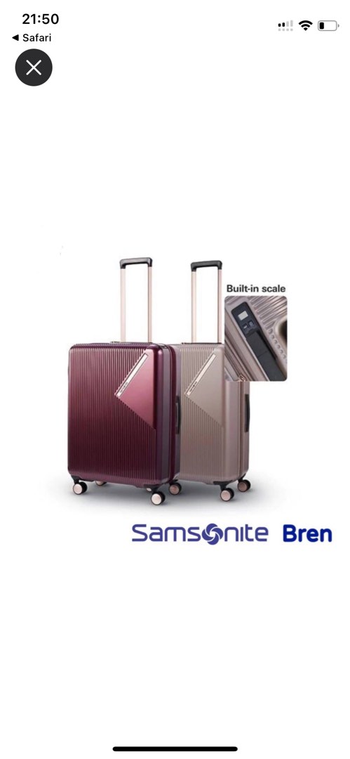 Samsonite zeltus 69cm luggage, Hobbies & Toys, Travel, Luggage on Carousell