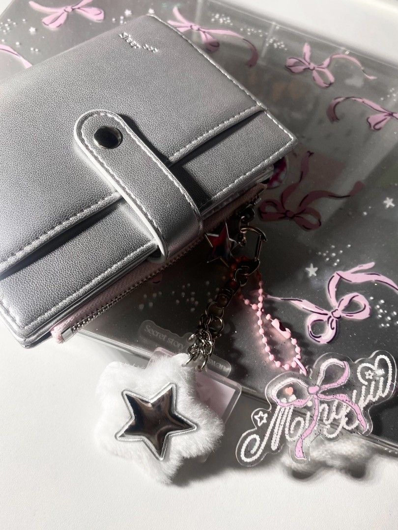 sleepsheep y2k binder wallet with keychains, Women's Fashion, Bags ...