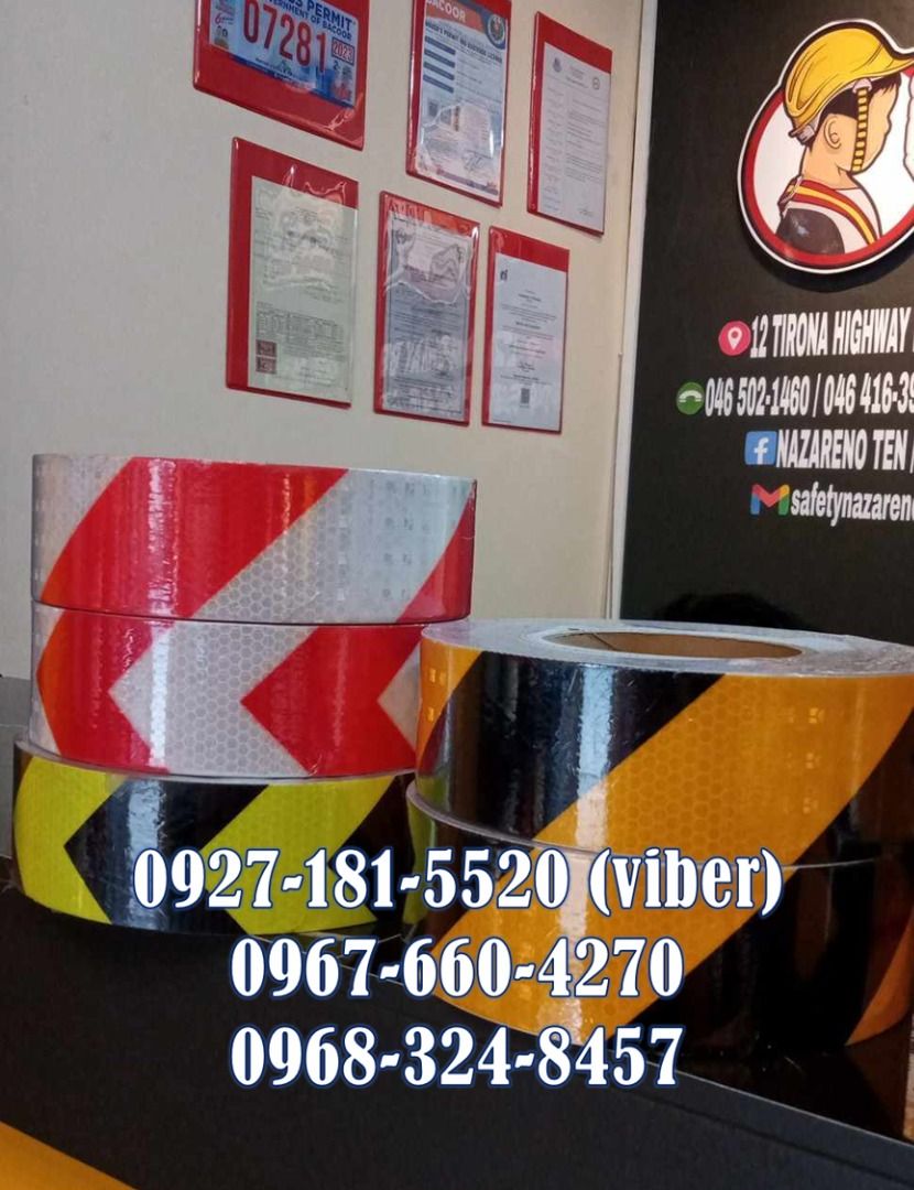 sticker with reflector zebra tape, Commercial & Industrial, Industrial ...