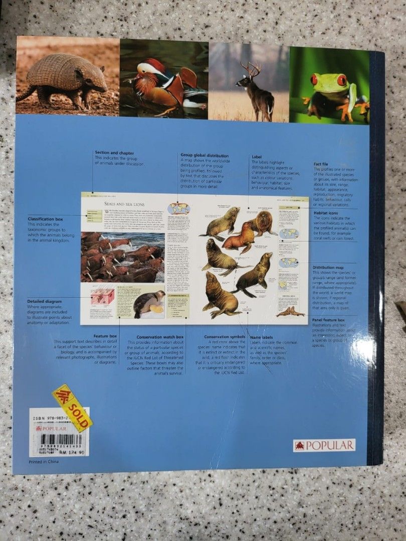 The Encyclopedia of Animals A complete visual guide, Hobbies & Toys ...