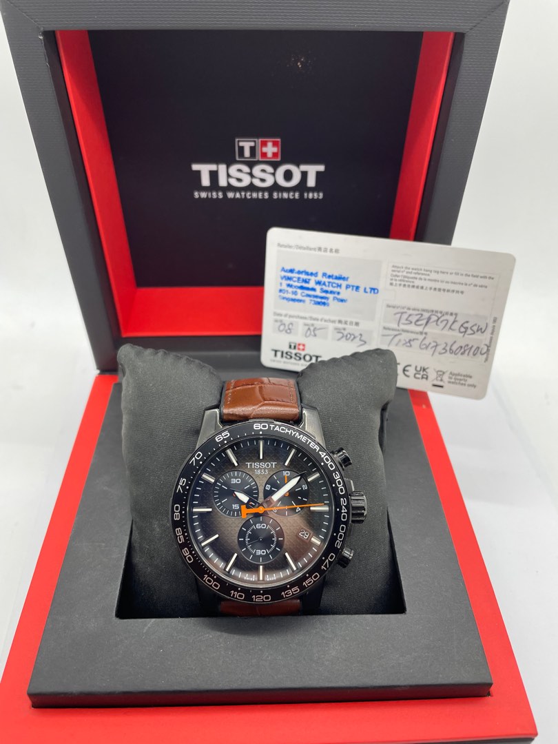 Tissot T125.617.36.081 45.55mm Chronograph Quartz Watch, Men's Fashion ...