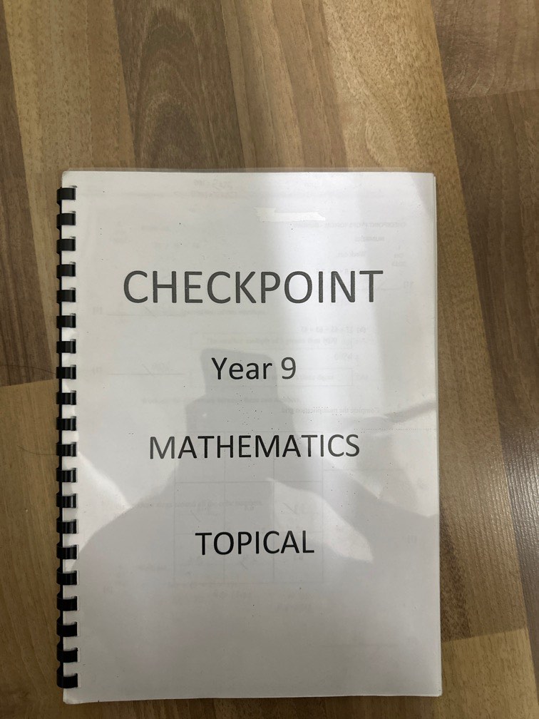 Topical Mathematics Checkpoint Year 9 Cambridge Secondary Past year ...