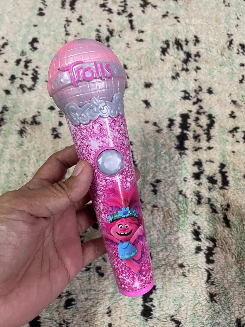 Trolls poppy microphone toys, Hobbies & Toys, Toys & Games on Carousell