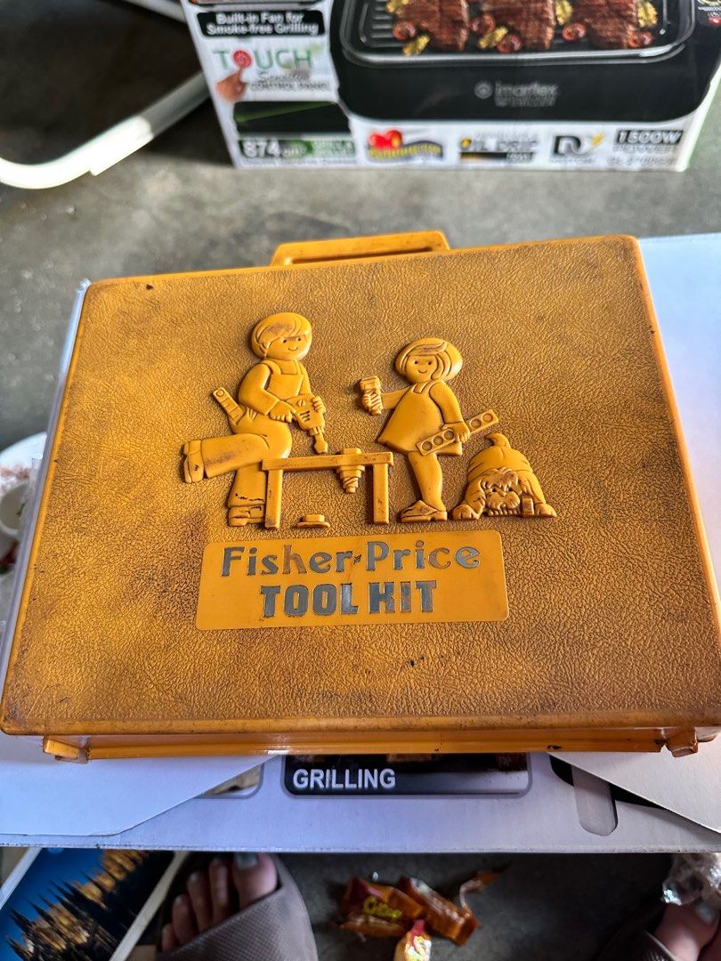 vintage 1977 original Fisher Price Tool Set Toy, Hobbies & Toys, Toys ...
