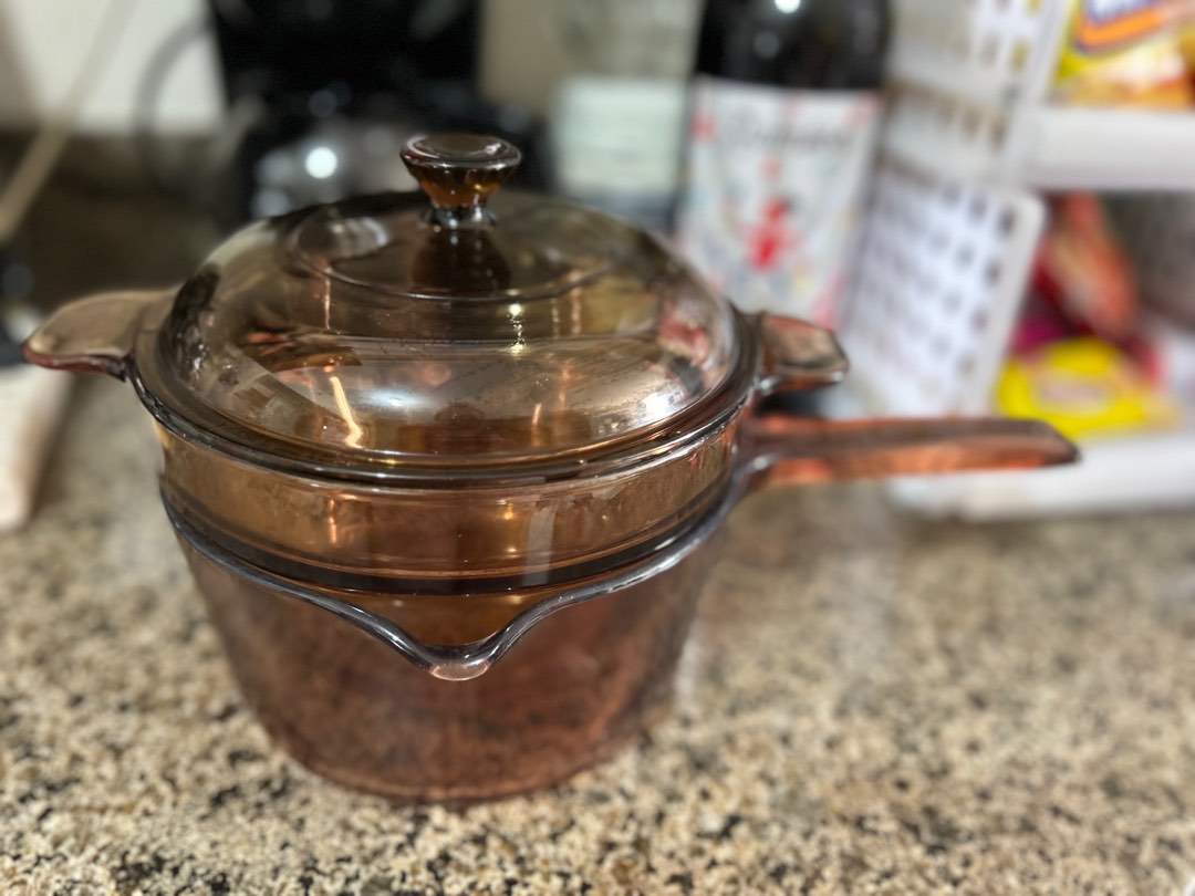 Vision Corning Double Broiler, Furniture & Home Living, Kitchenware ...