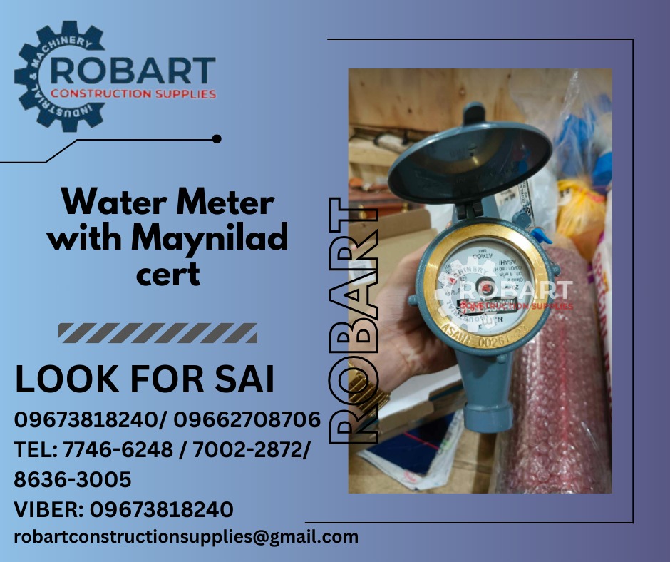 Water Meter with Maynilad Cert, Commercial & Industrial, Construction ...