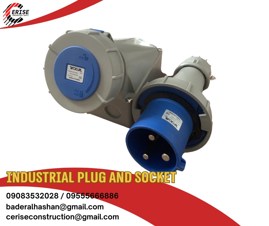 Wixim industrial plug and wall socket, Commercial & Industrial ...