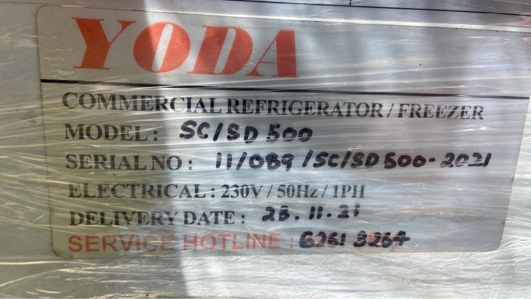 Yoda Commercial Refrigerator / Freezer (SC/SD 500), TV & Home ...