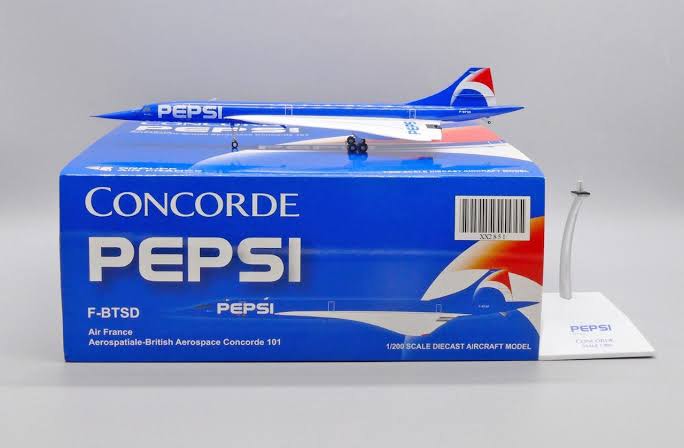 1/200 JC Wings Concorde Pepsi Air France British F-BTSD, Hobbies & Toys ...