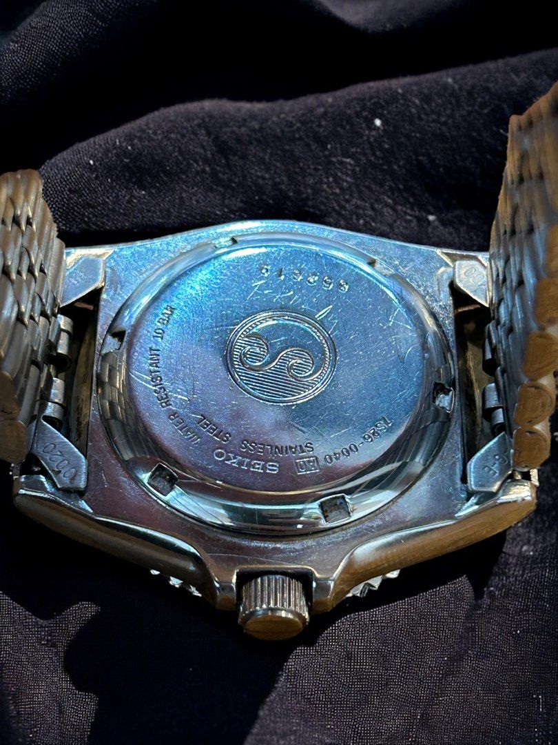 1998 Seiko SKX033 Pepsi Diver Stainless Steel Watch, Men's Fashion ...