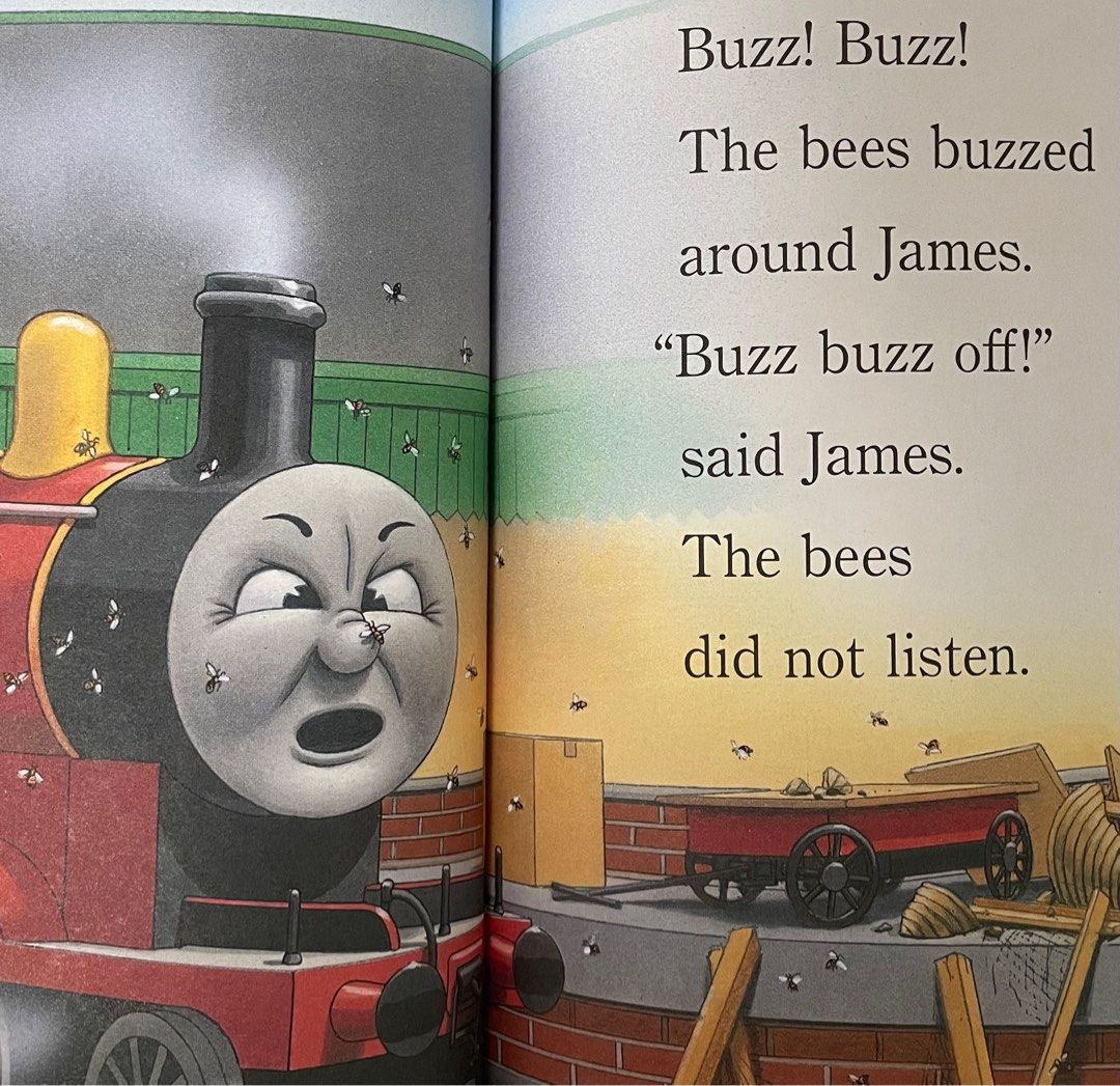 2004 James Goes Buzz, Buzz Book (Thomas and Friends), Hobbies & Toys ...