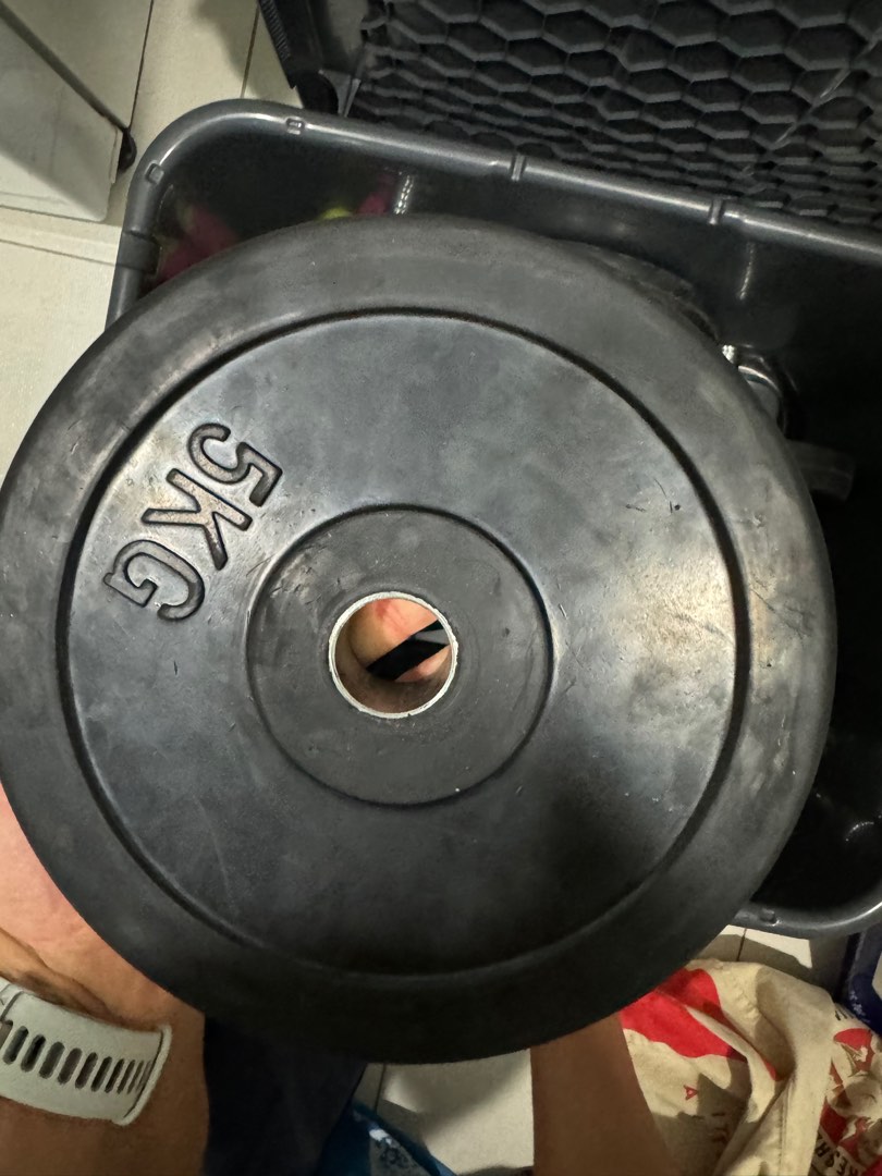 30 kg Barbell Set with Bar, Sports Equipment, Exercise & Fitness ...