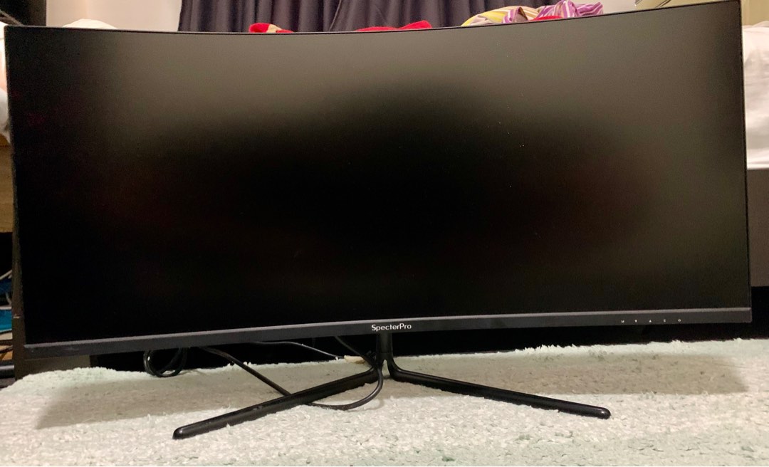 34 inch curved monitor SpecterPro, Computers & Tech, Parts ...