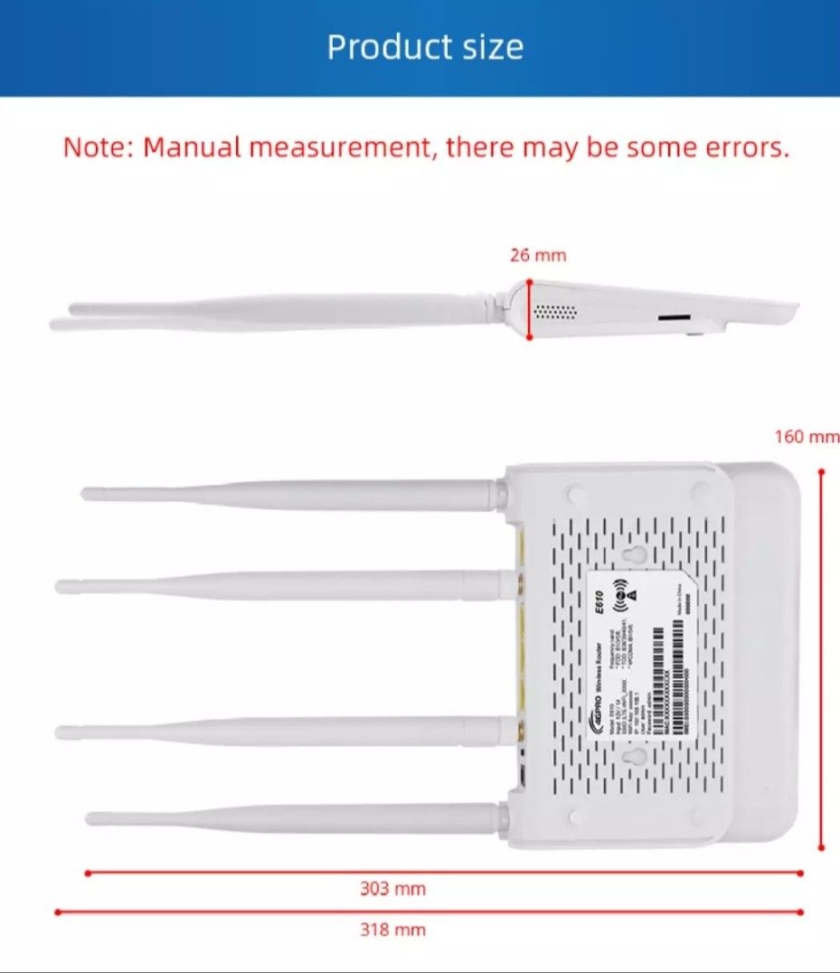 4 antenna sim card LTE router, Computers & Tech, Parts & Accessories ...