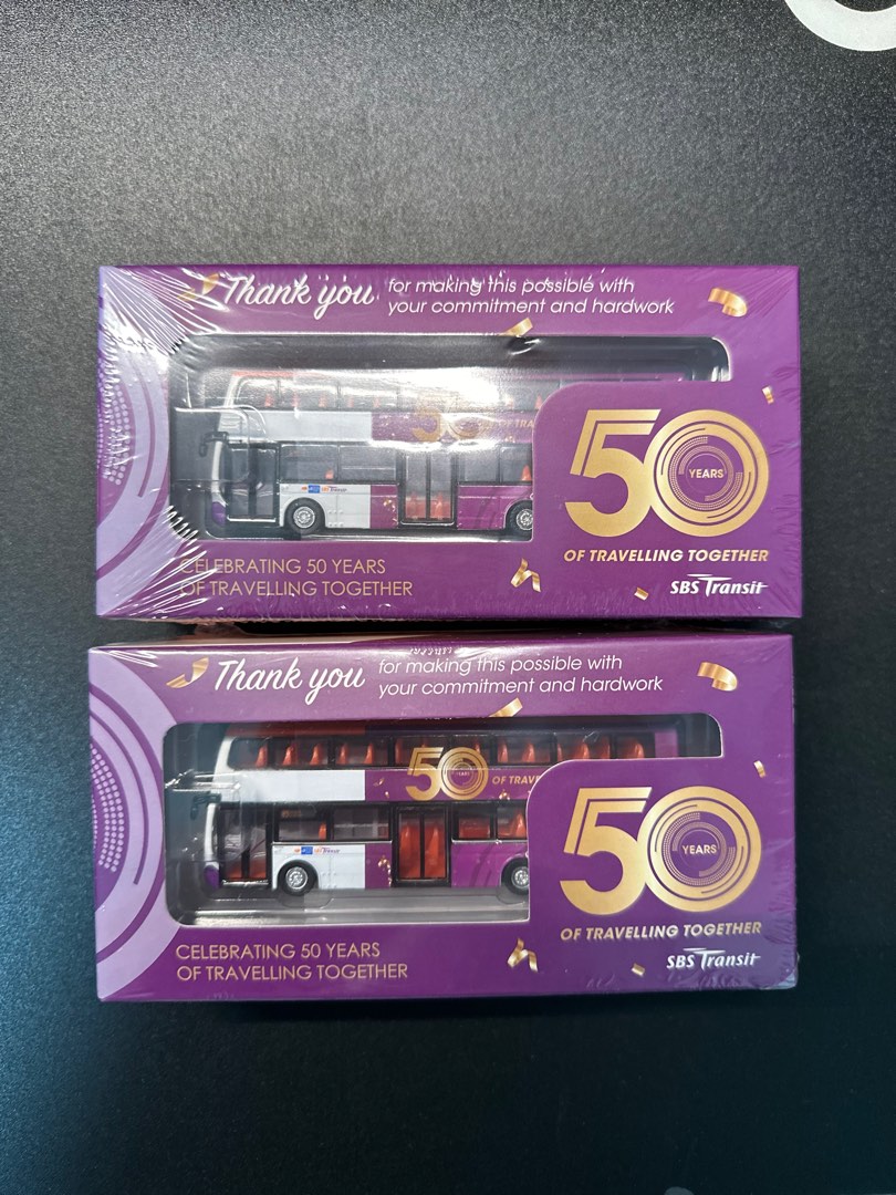 50years SBS Transit bus, Hobbies & Toys, Toys & Games on Carousell