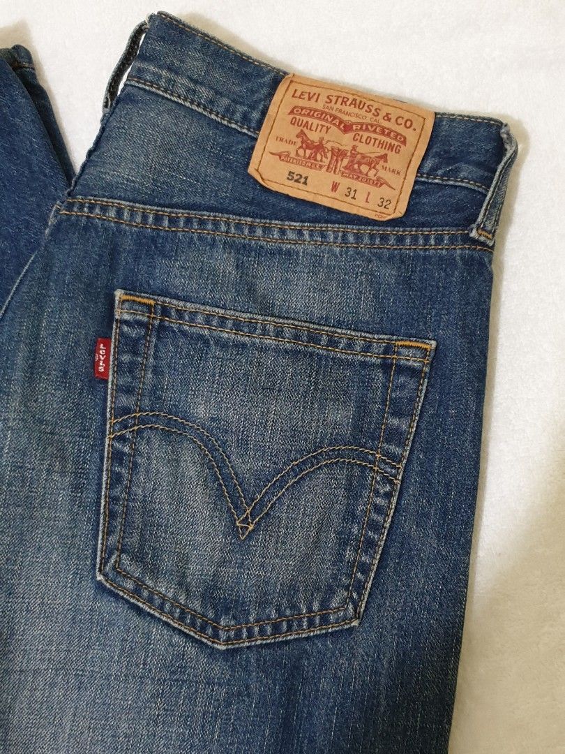 521 Levis (Royal blue shade), Men's Fashion, Bottoms, Jeans on Carousell