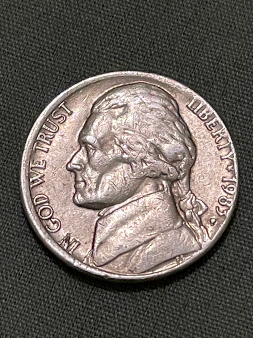 5 cents 1983 Jefferson nickel with errors, Hobbies & Toys, Memorabilia ...