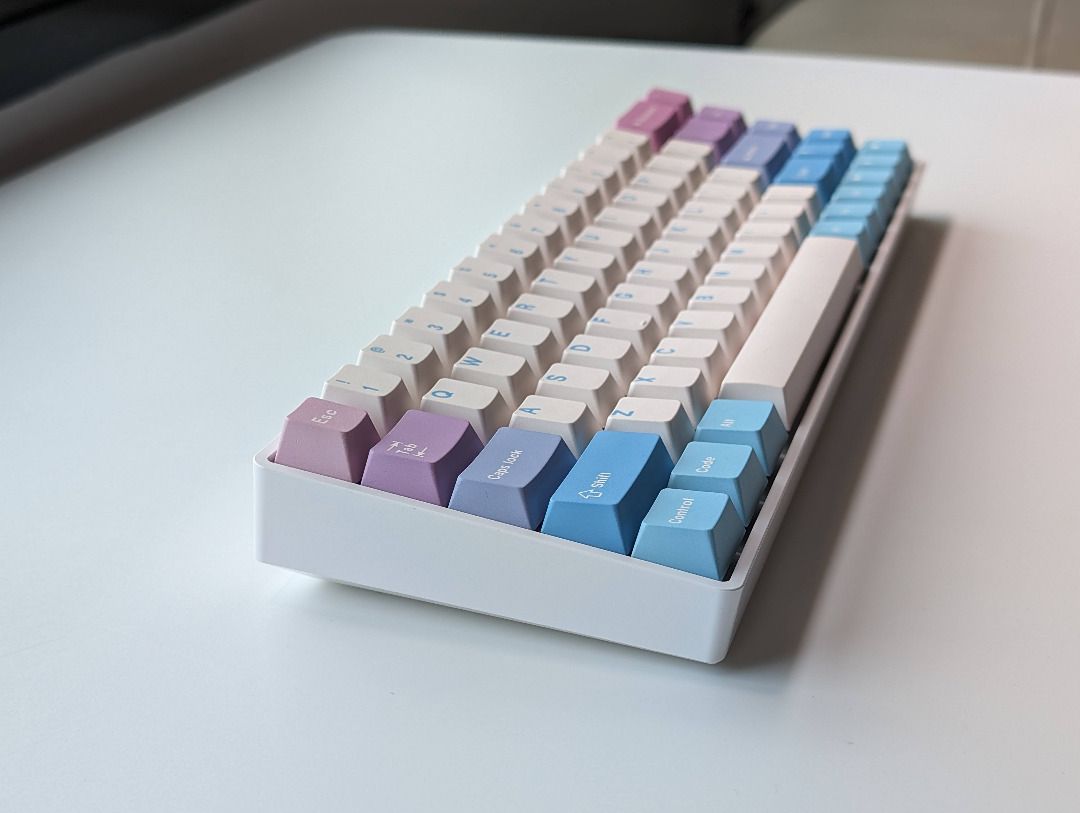 65% Custom Mechanical Keyboard (Fairy0301)- Fully Modded Tri Mode ...