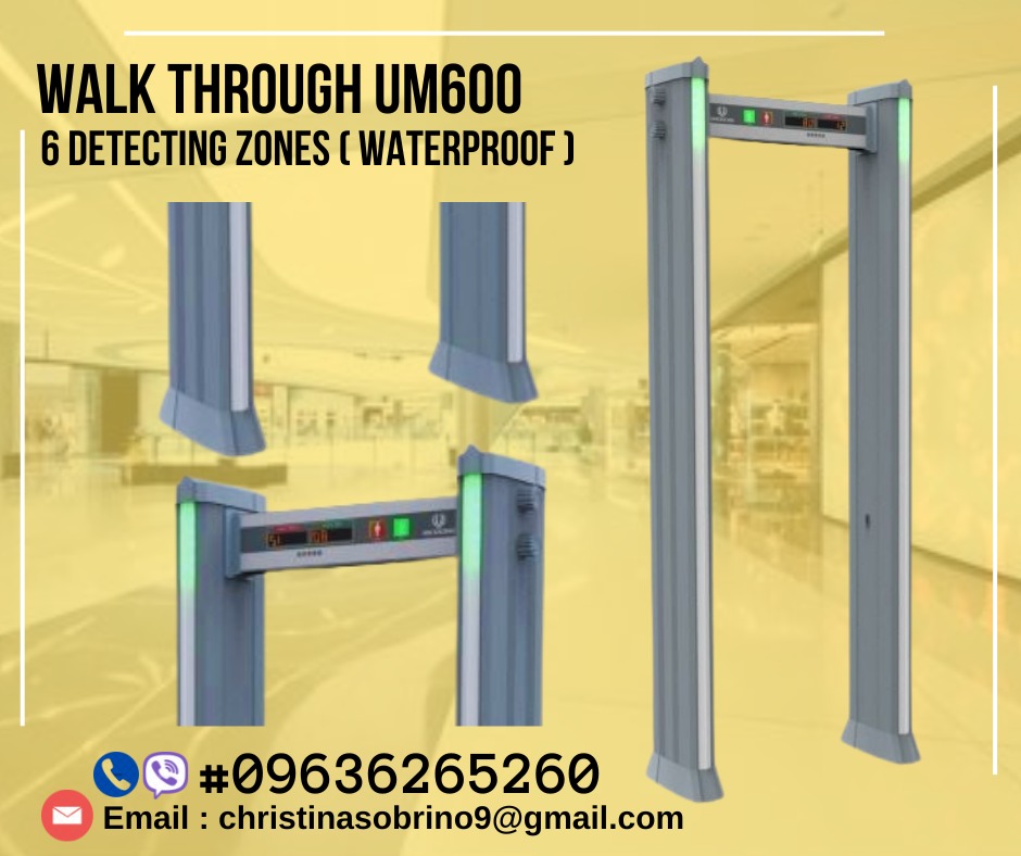 6 detecting zones UM600 (WATERPROOF) WALK THROUGH, Everything Else ...