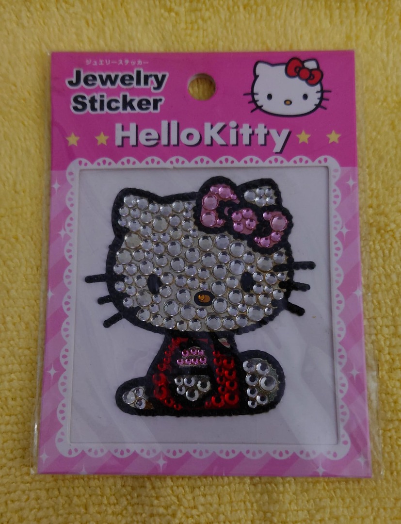 超閃 Hello Kitty 絕版 Jewelry Sticker 2011, 興趣及遊戲, 玩具 & 遊戲類 - Carousell