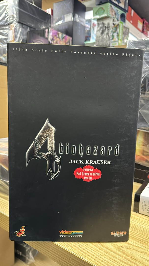 全新 Hottoys VGM04 Jack Krauser Transformation Resident Evil Biohazard 4 ...