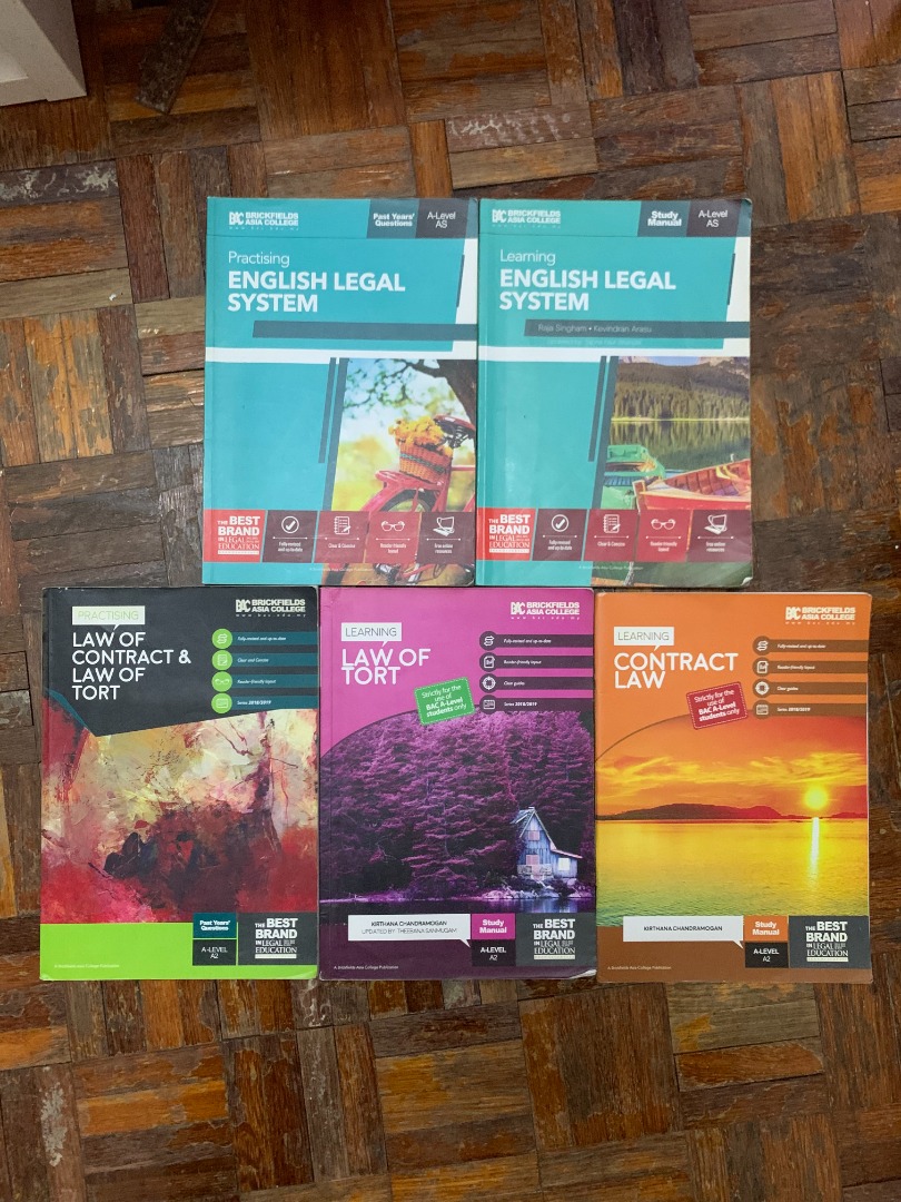 A Levels Law Study Manuals + Past Year Questions, Hobbies & Toys, Books ...