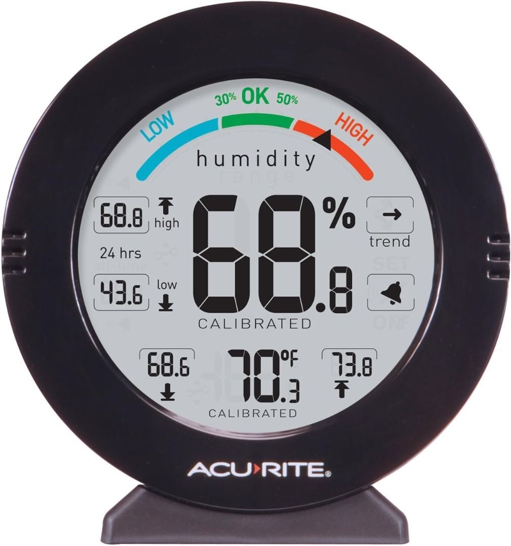 AcuRite 01080 Pro Accuracy Indoor Temperature and Humidity Monitor with ...