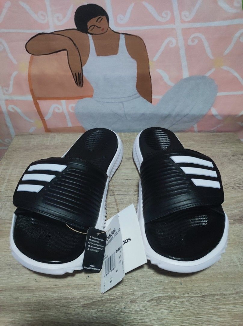 Adidas Alphabounce Slide 2.0, Women's Fashion, Footwear, Slippers and ...