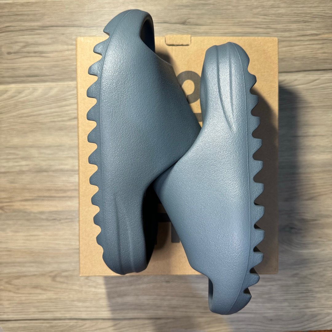 Adidas Yeezy Slide Slate Marine, Women's Fashion, Footwear, Slippers ...