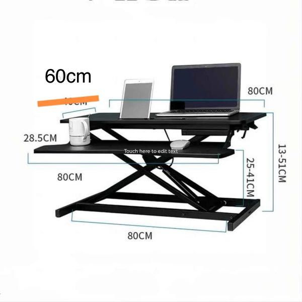 Adjustable Standing Desk Workstation, Furniture & Home Living ...
