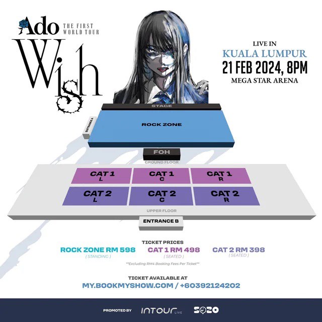 Ado ticket cat1 cat2 side by side, Tickets & Vouchers, Event Tickets on ...