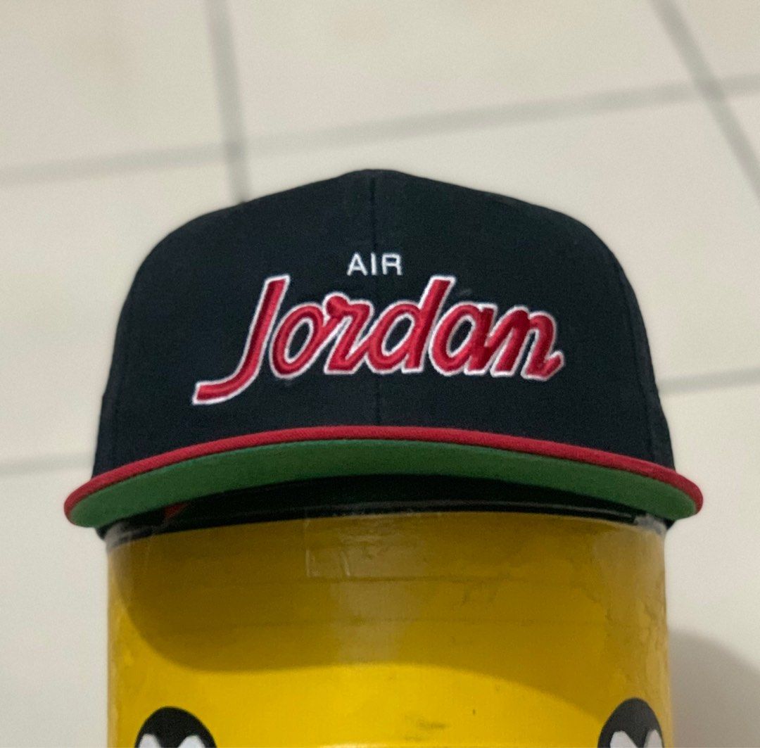 AIR JORDAN Script Dline Snapback, Men's Fashion, Watches & Accessories ...